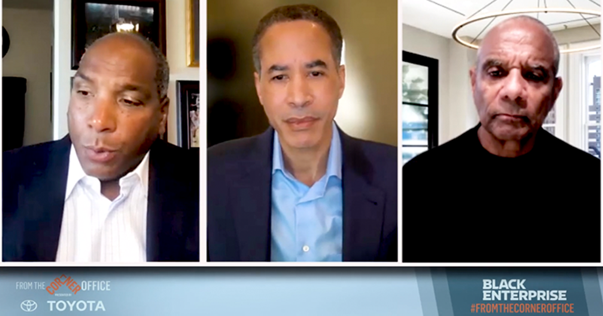 BEA Co-Chair Charles Phillips talks with Black Enterprise CEO Butch ...